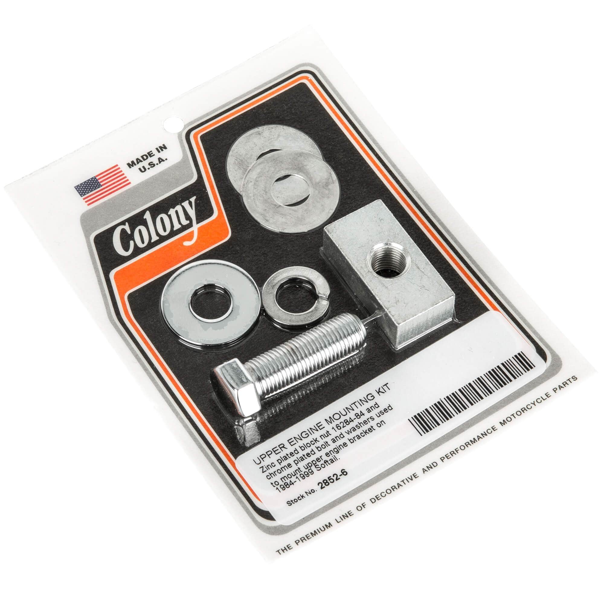 Colony Machine #2852-6 Upper Engine Mounting Kit 1984-1999 Harley ...