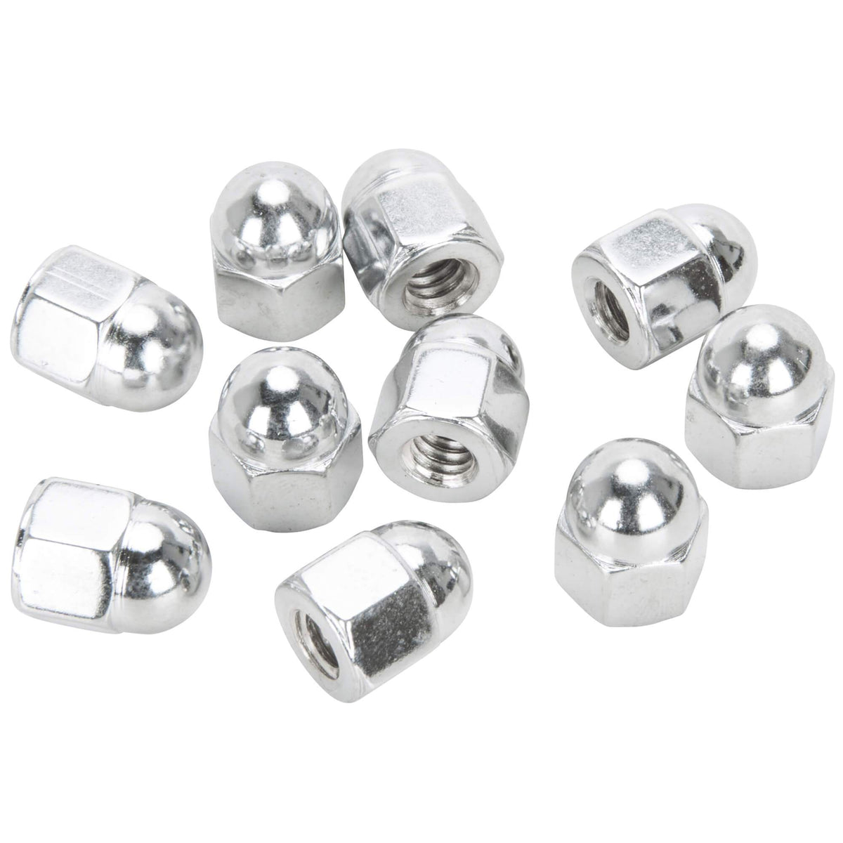 Colony Machine #AN-113 1/4-20 Chrome Plated Acorn Nut - 10 Pack ...
