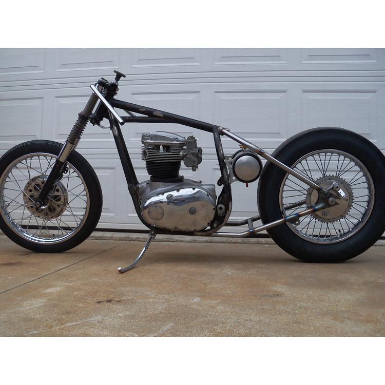 Mooneyes 3 quart Traditional Chopper Oil Tank for Harley-Davidson ...