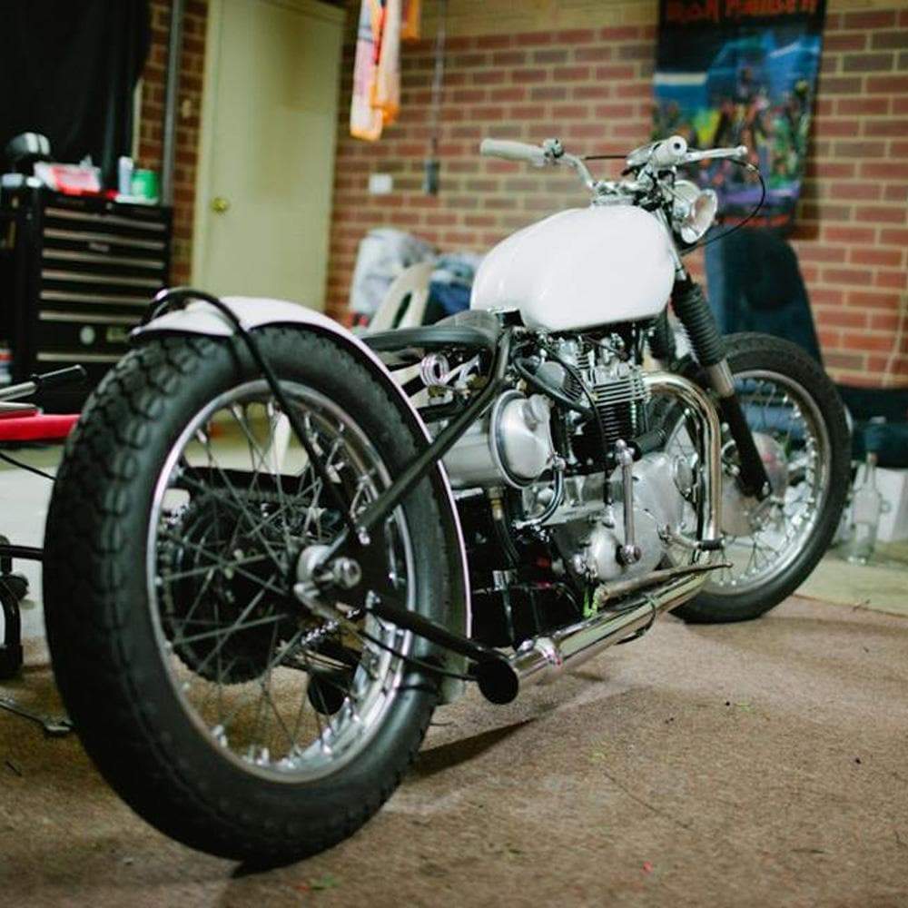 Mooneyes 3 quart Traditional Chopper Oil Tank for Harley-Davidson ...