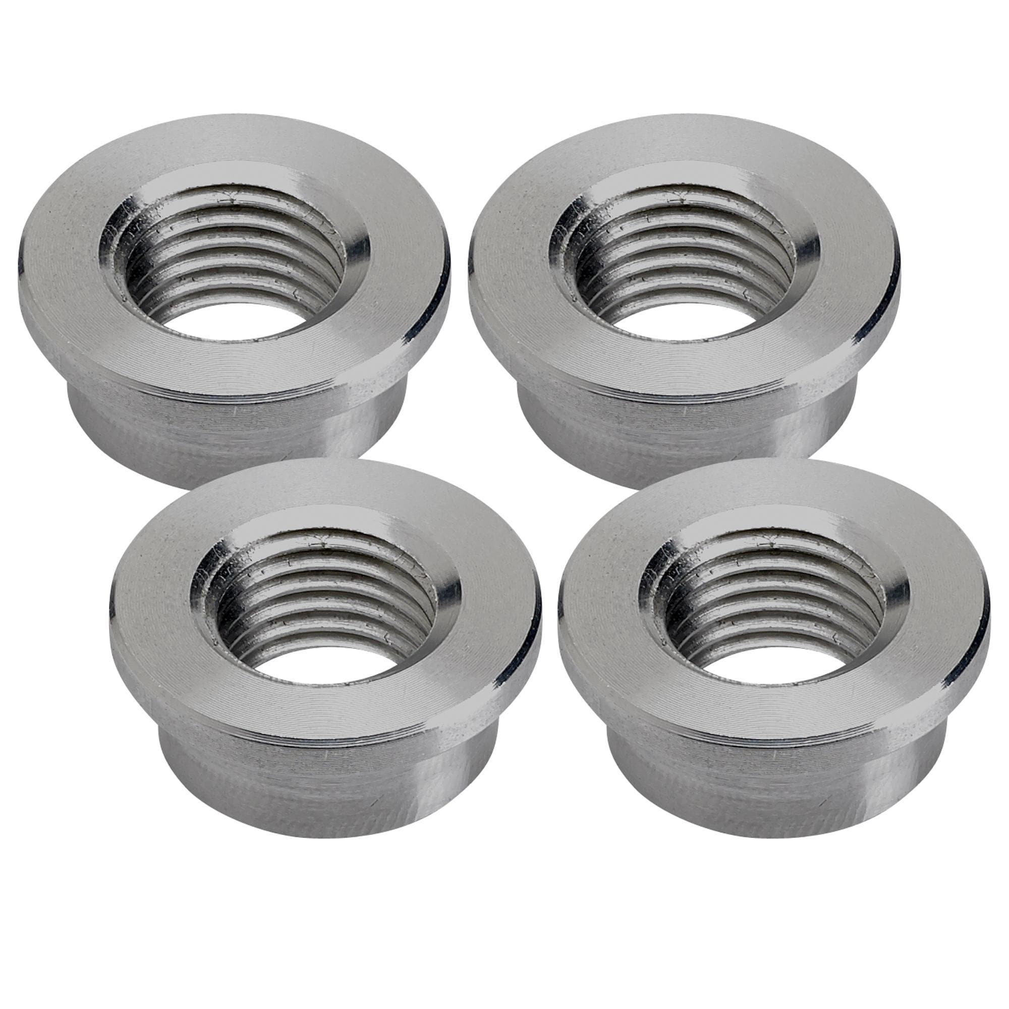 Lowbrow Customs Petcock Bung 1/4 inch NPT Steel Weld-In - 4-pack