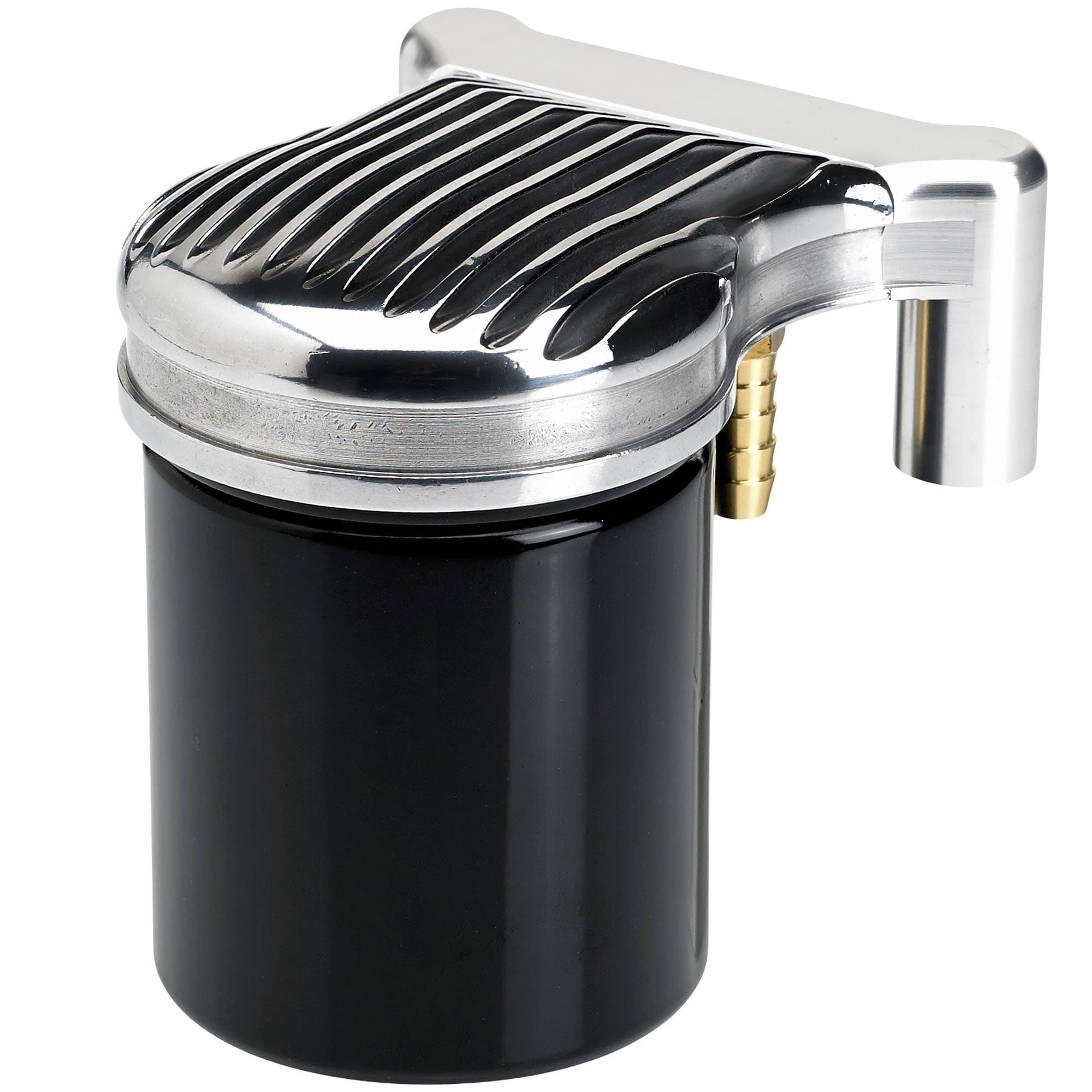 Lowbrow Customs FiltroMax Universal Remote Oil Filter Mount - Polished