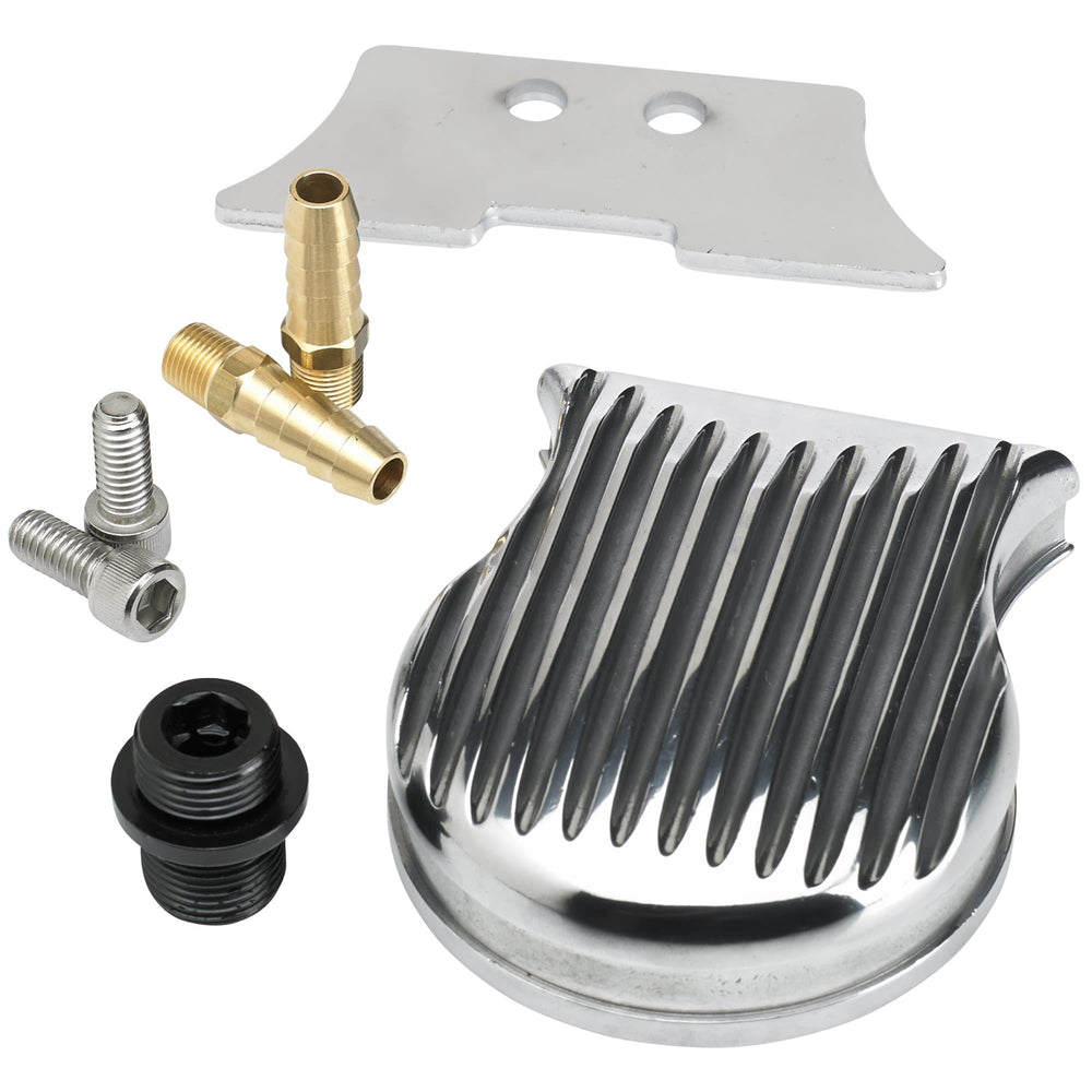 FiltroMax Finned Remote Oil Filter Mounts – Lowbrow Customs