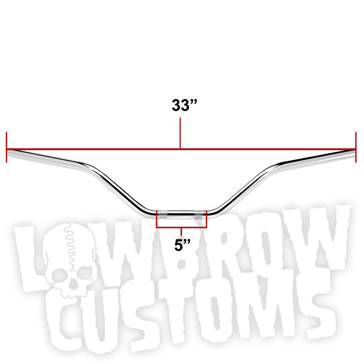 Emgo Handlebar Comparison Chart Emgo 1" Drag Bars W/Built In Risers