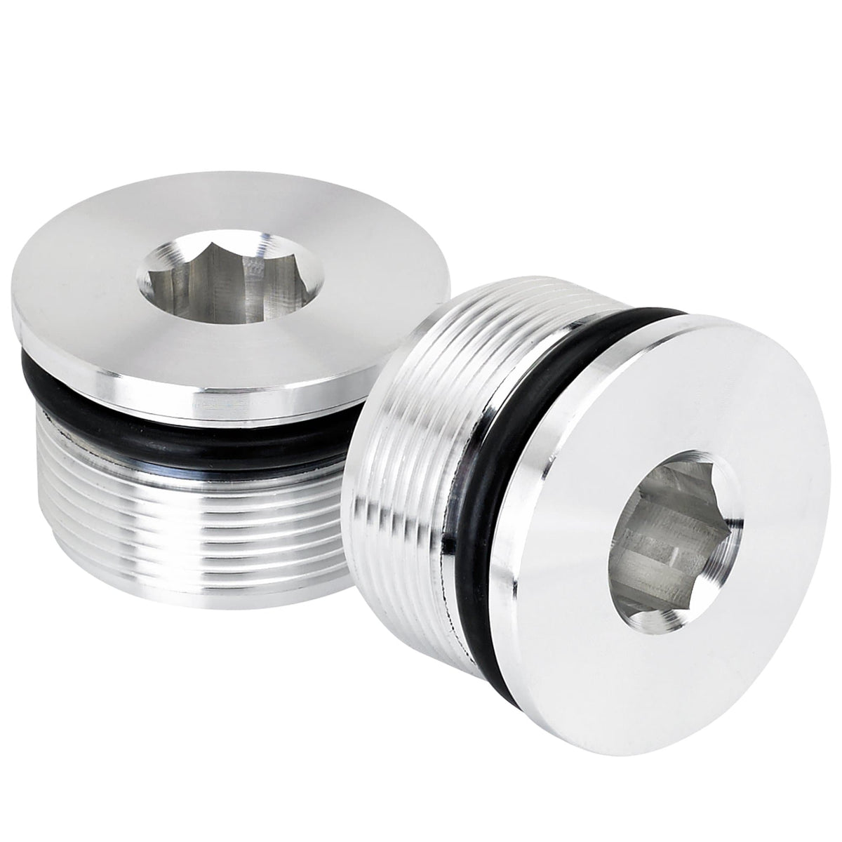 Lowbrow Customs 39mm Low Profile Fork Caps - Aluminum