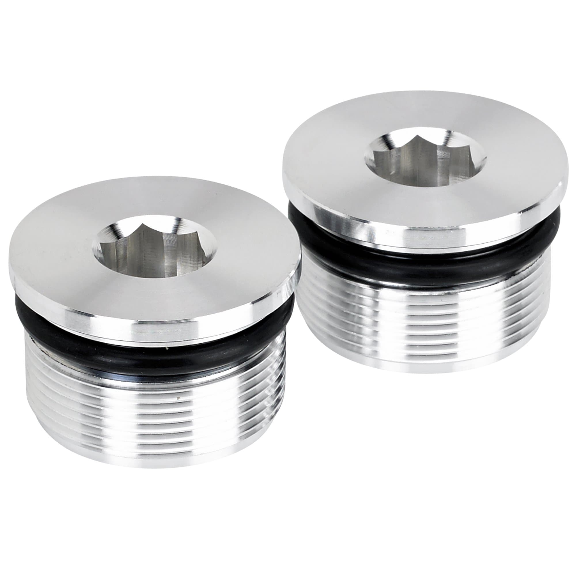 Lowbrow Customs 39mm Low Profile Fork Caps - Aluminum