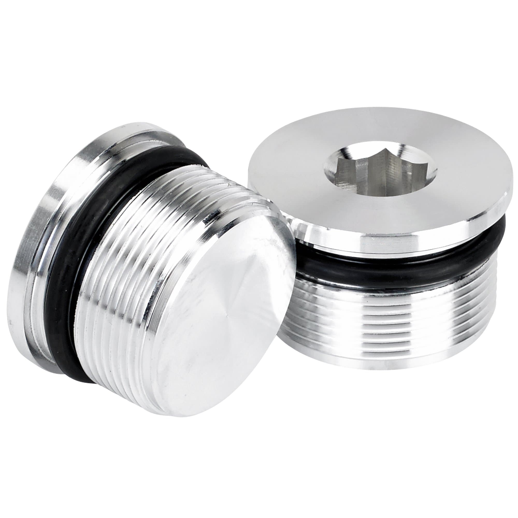 Lowbrow Customs 39mm Low Profile Fork Caps - Aluminum