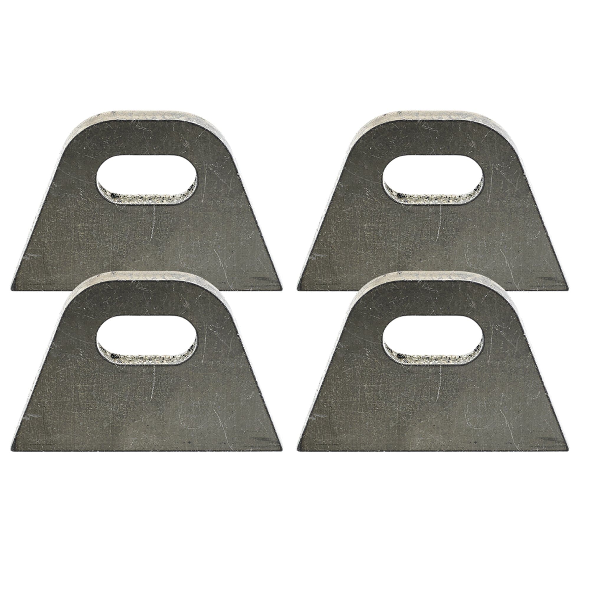 Lowbrow Customs Tab #6 - Mild Steel Mounting Tabs 3/16 inch thick - 4 pack