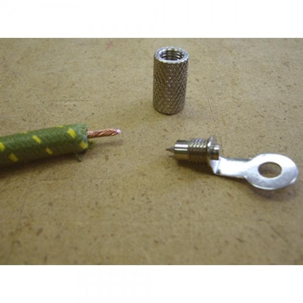 Lowbrow Customs Brass Nuts & Nickel-Plated Ring Terminals for Spark ...
