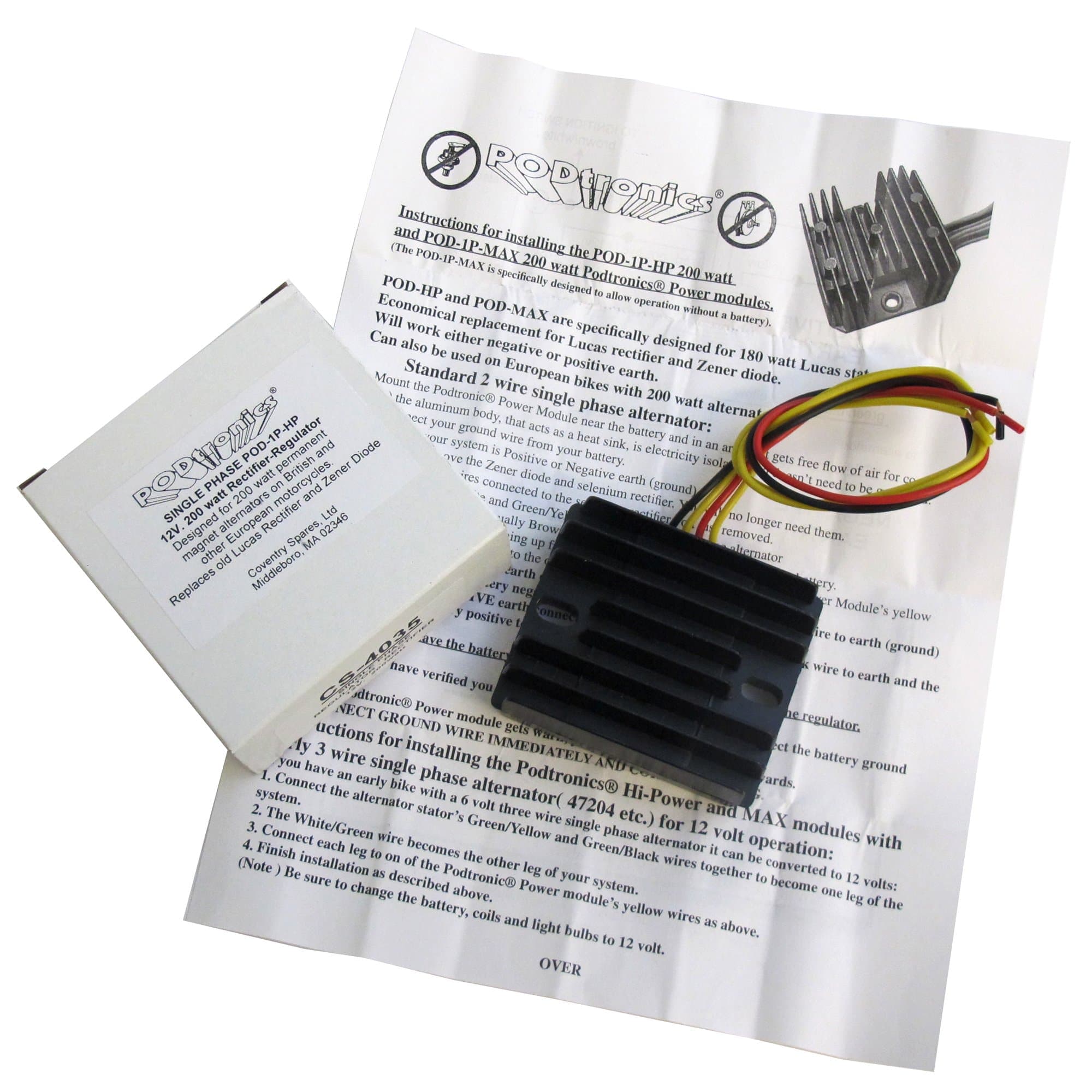 Podtronics Podtronics Regulator / Rectifier - Triumph / BSA – Lowbrow ...