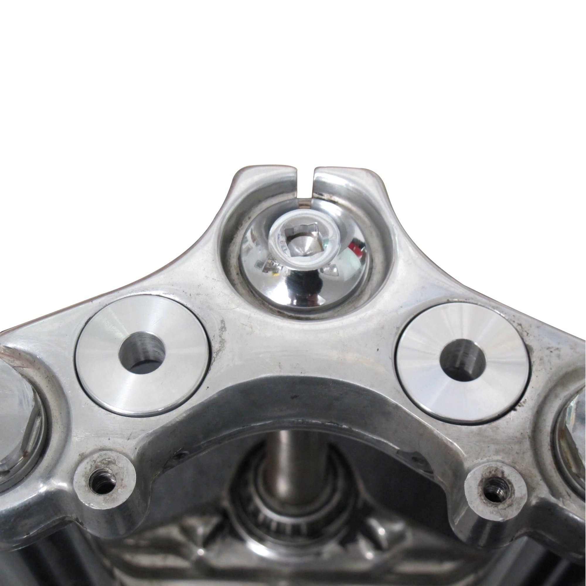 Lowbrow Customs Radius Steering Stem Bolt - Chrome - 39mm Narrow Glide ...