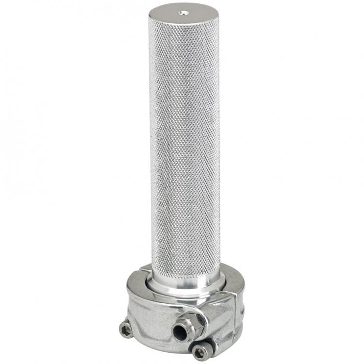 Biltwell Single Cable Cast Whiskey Throttle - Polished Aluminum - 7/8 ...