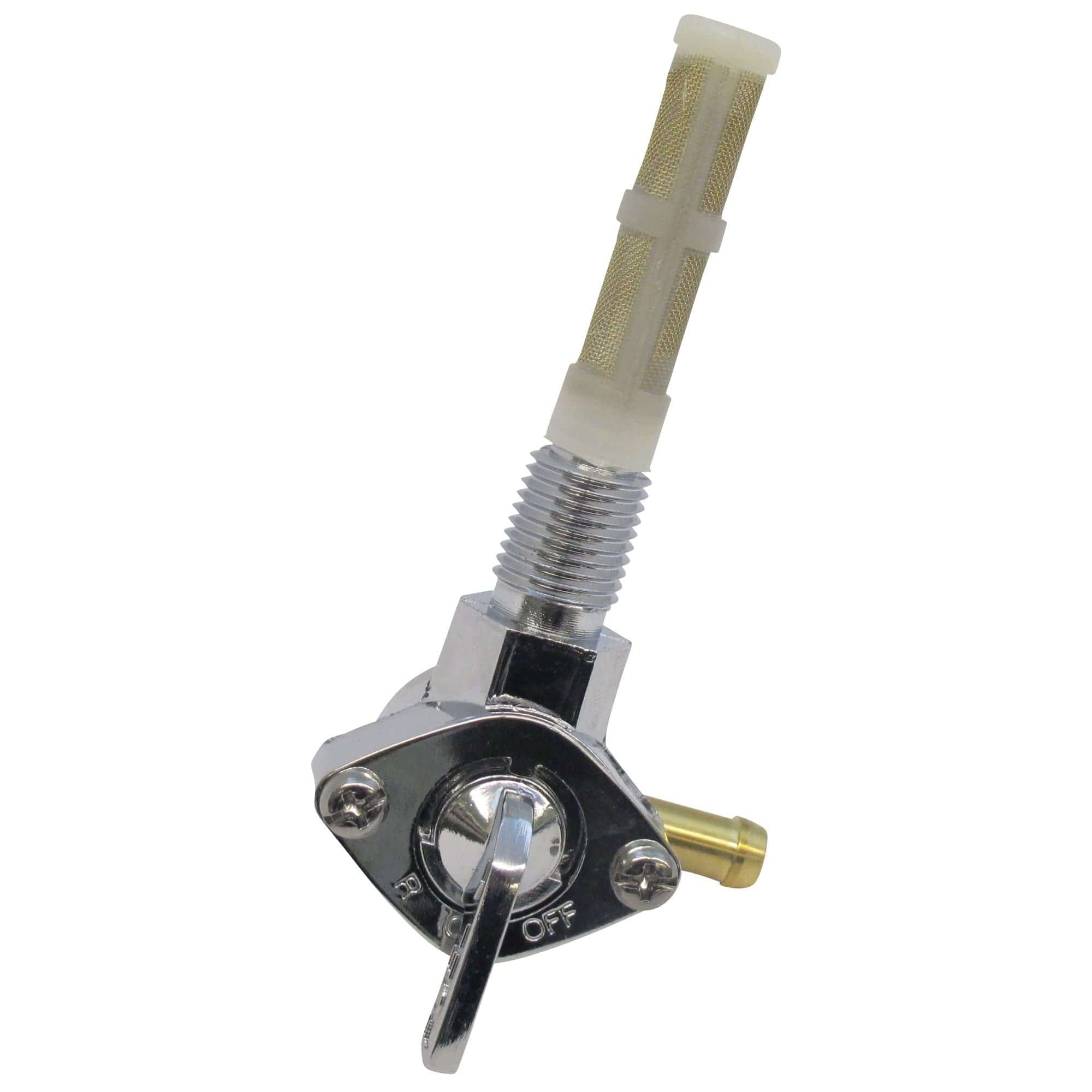 Cycle Standard 1/4 inch NPT Petcock Chrome - 90 Degree – Lowbrow Customs