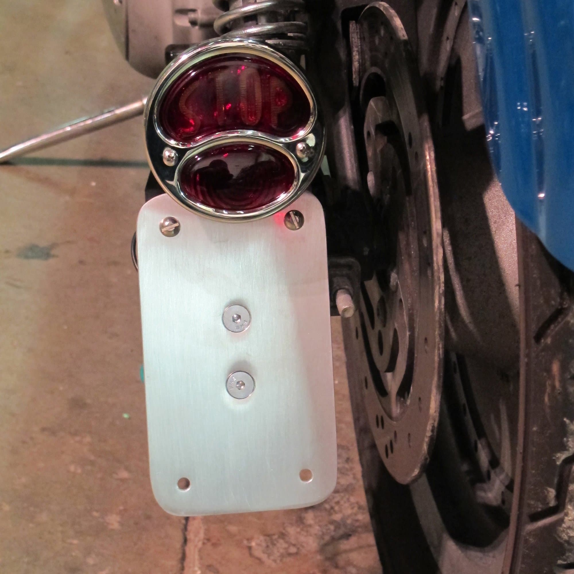Cycle Standard Model A Tail Light Mounting Bracket - Vertical License ...