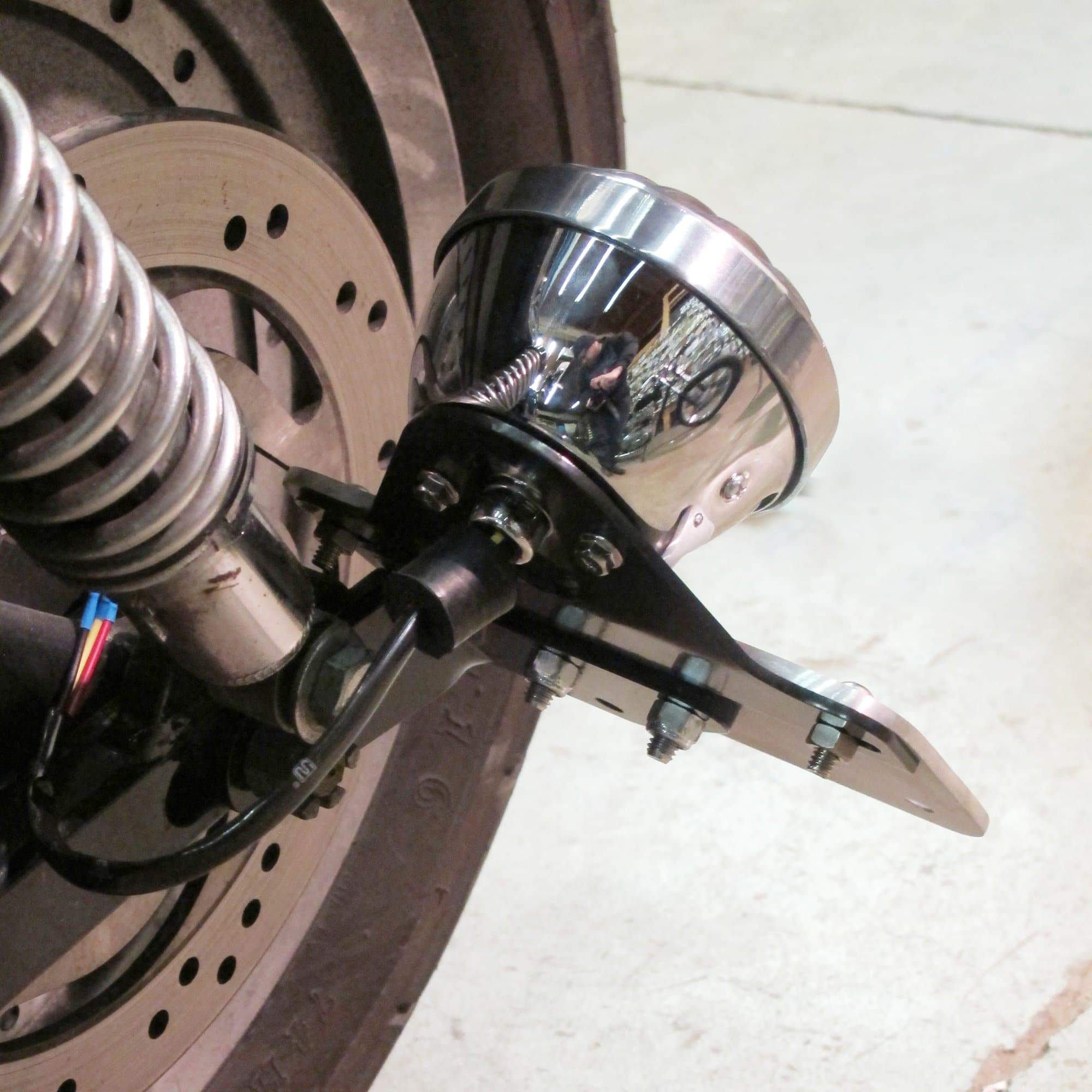 Cycle Standard Model A Tail Light Mounting Bracket - Horizontal License ...