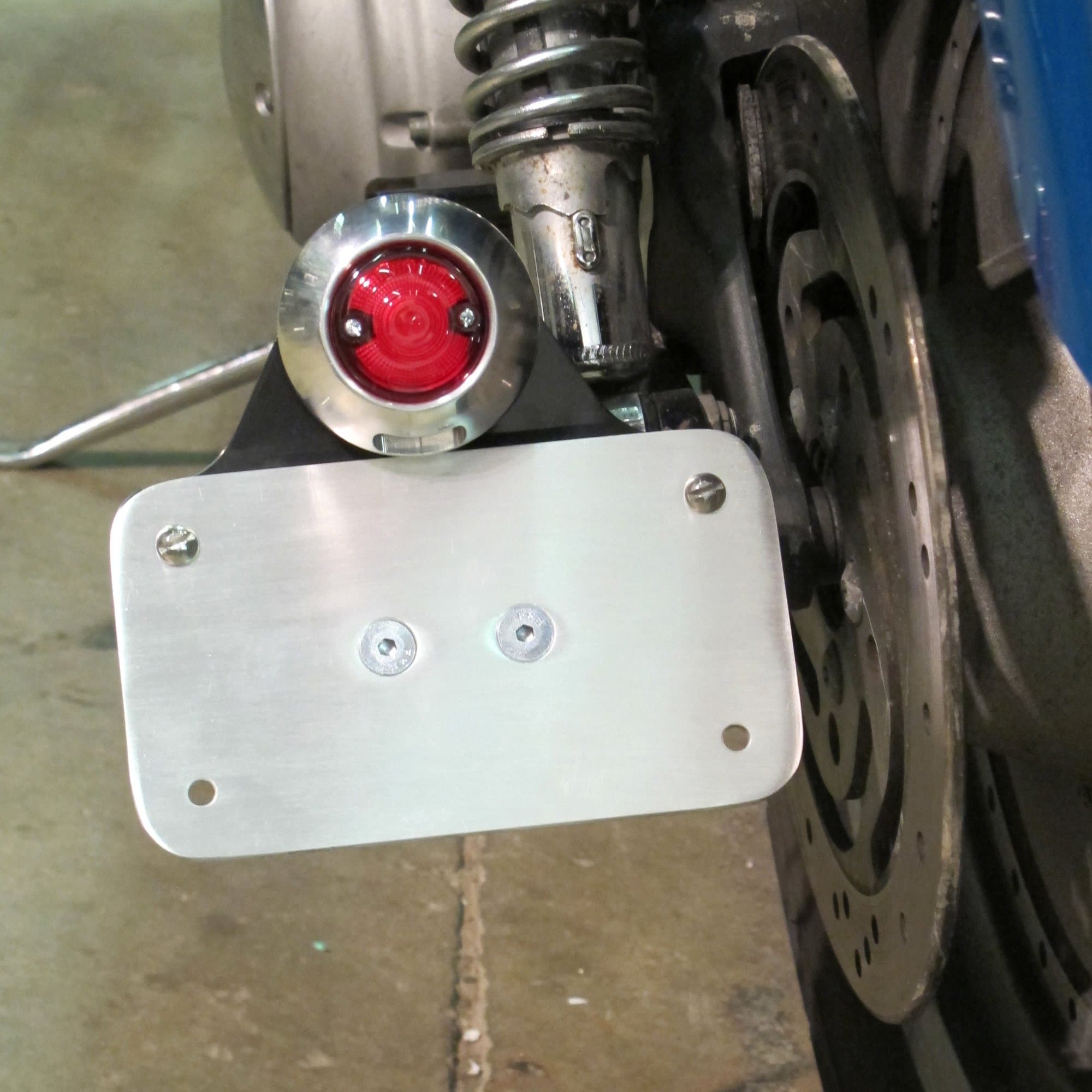 Cycle Standard Model A Tail Light Mounting Bracket - Horizontal License ...