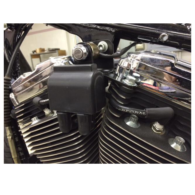 Gasbox Top Motor Mount - 1986 - 2003 Sportster - With Coil and Stock ...