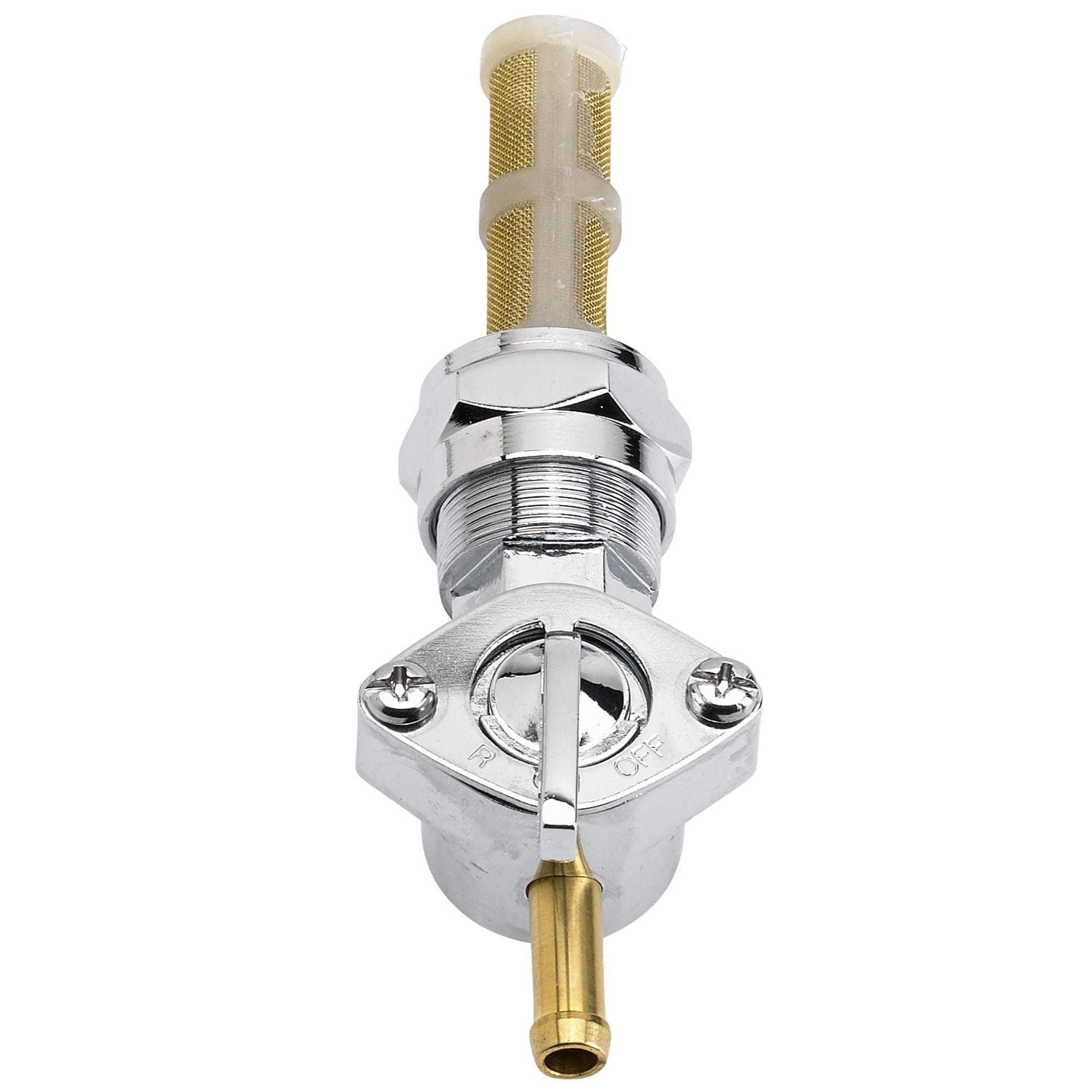Cycle Standard 22mm Petcock Harley-Davidson Style - Chrome - Straight ...