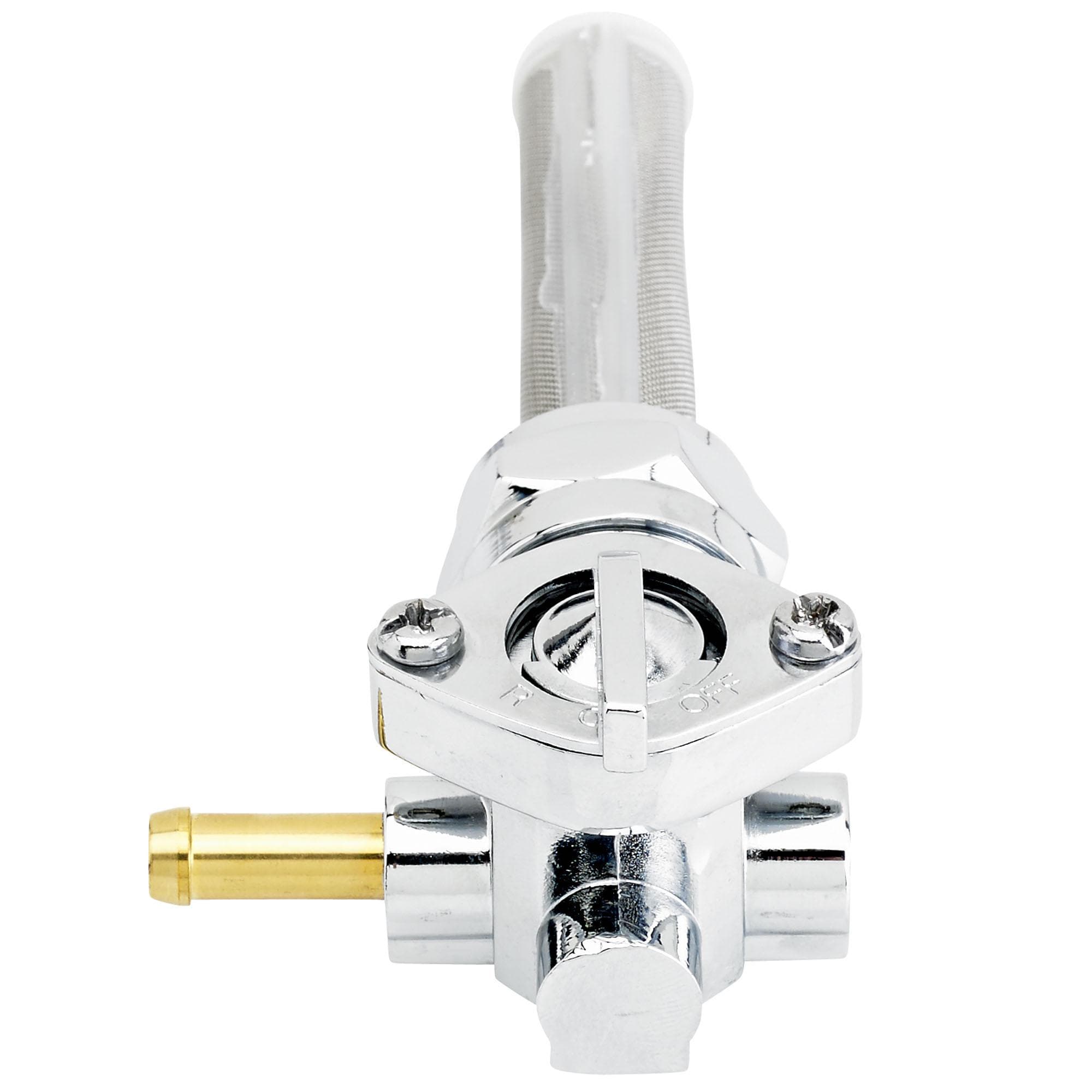 Cycle Standard 22mm Petcock Harley-Davidson Style - Chrome - Left Hand ...