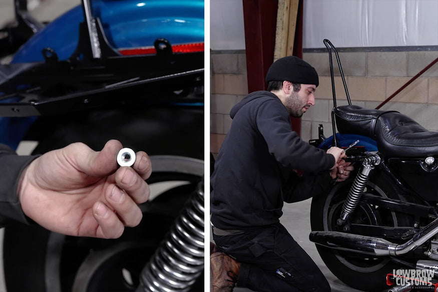 How To Install Moto Luggage Racks and on Harley-Davidson Sportsters an ...