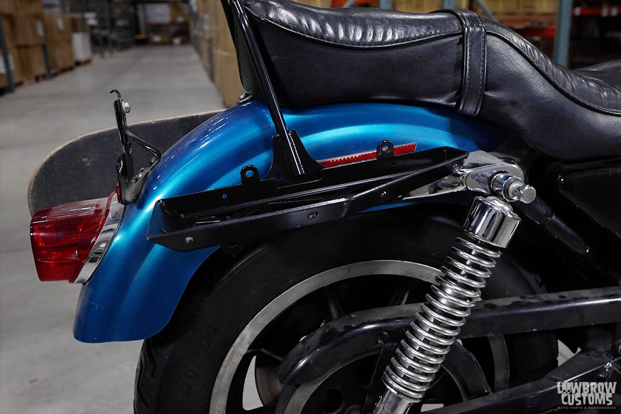 How To Install Moto Luggage Racks and on Harley-Davidson Sportsters an ...