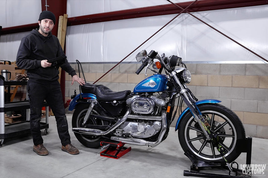 How To Install Moto Luggage Racks and on Harley-Davidson Sportsters an ...