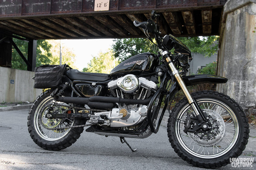 Off Road Sportsters: Garage-Built Harley Sportster Adventure Bikes ...