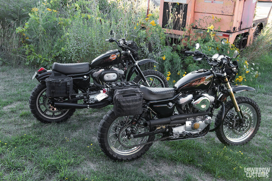 Off Road Sportsters: Garage-Built Harley Sportster Adventure Bikes ...