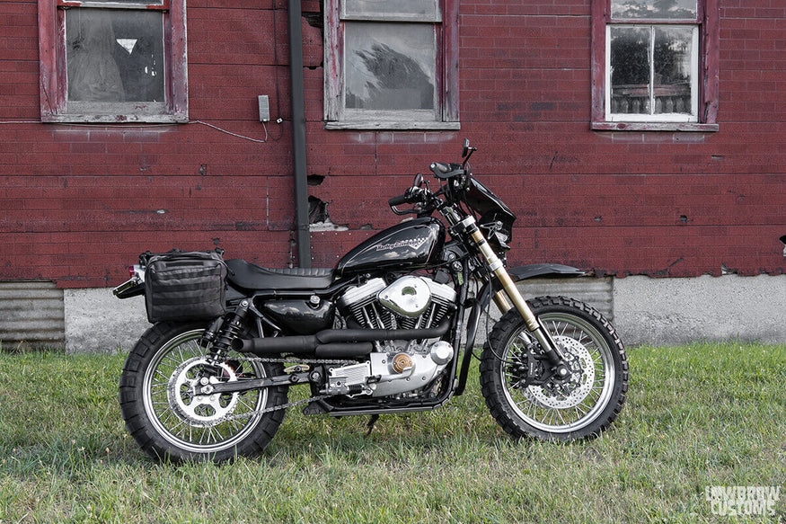 Off Road Sportsters: Garage-Built Harley Sportster Adventure Bikes ...