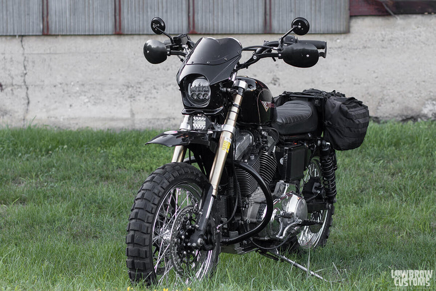 Off Road Sportsters: Garage-Built Harley Sportster Adventure Bikes ...
