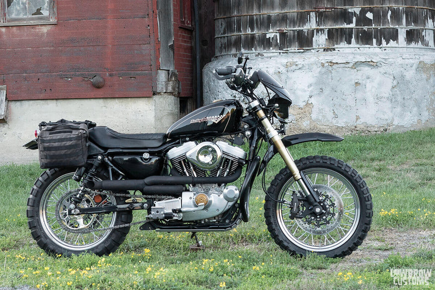 Off Road Sportsters: Garage-Built Harley Sportster Adventure Bikes ...