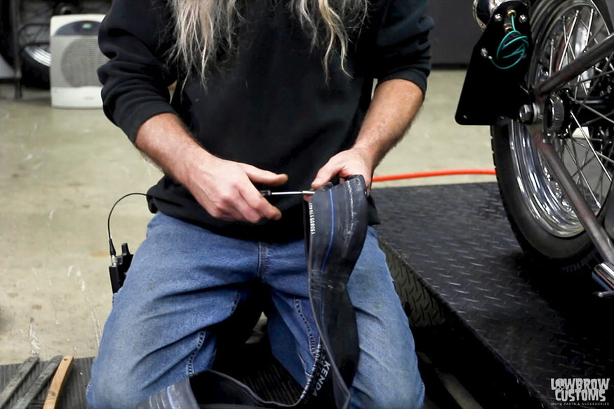 Video: How To Change A Motorcycle Tire By Yourself – Lowbrow Customs