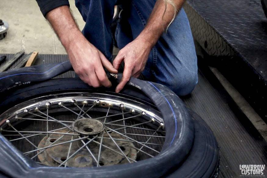 Video: How To Change A Motorcycle Tire By Yourself – Lowbrow Customs