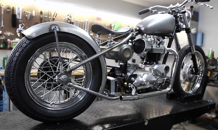 VIDEO: How To Install: A Rear Motorcycle Fender On a Triumph Chopper ...