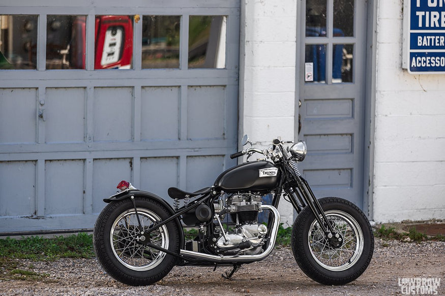 Todd Muller's 1966 Triumph Custom Harley Springer Chopper – Lowbrow Customs
