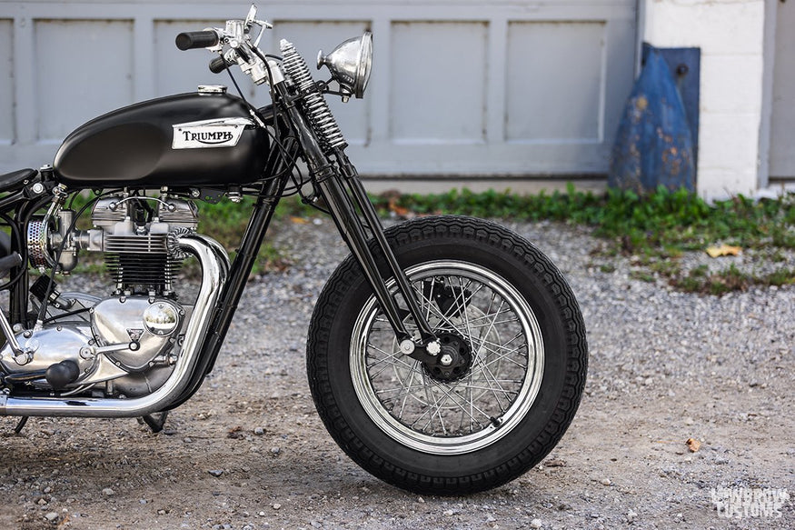 Todd Muller's 1966 Triumph Custom Harley Springer Chopper – Lowbrow Customs