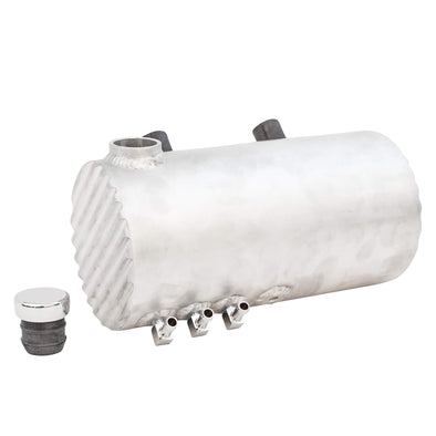 Aluminum Oil Tank With Finned Ends - Raw Finish - for Harley-Davidson ...