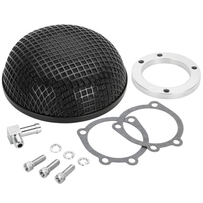 Mesh Air Cleaner - Black - Harley-Davidson CV Carb Sportster and Big Twin