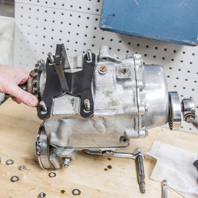Lowbrow Customs Harley-Davidson 4 Speed Transmission Work Stand