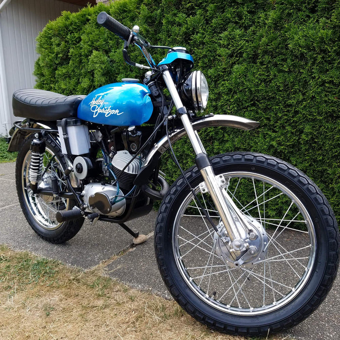 Cycle Standard Scrambler Handlebars - 1 inch - Chrome – Lowbrow Customs