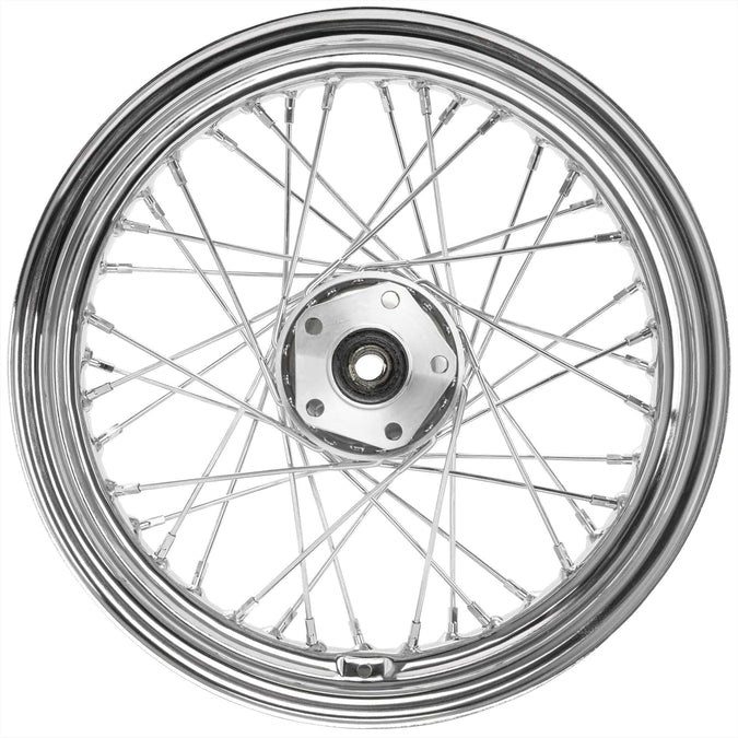 Mid-Usa 16 x 3.00 Chrome Complete Rear Wheel fits all Harley-Davidson ...