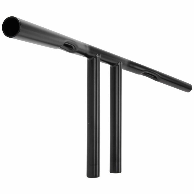 Lowbrow Customs T-Bars Handlebars - 10 inch Rise - 1 inch - Black