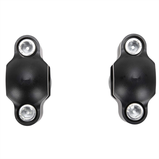 Lowbrow Customs Smooth 1" Handlebar Springer Risers - Black